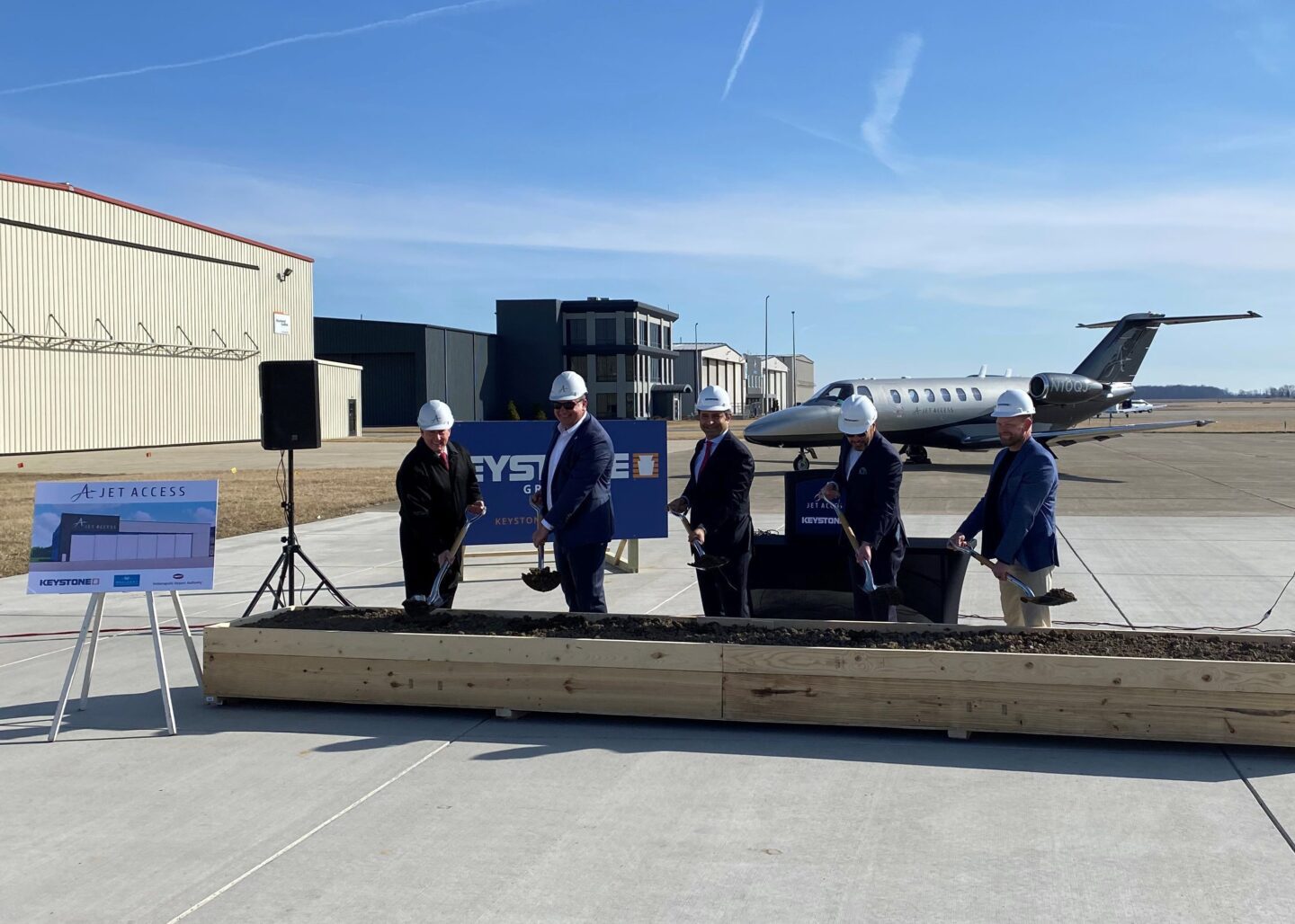 Jet Access Breaks Ground on New Private Aviation Hangar | Jet Access